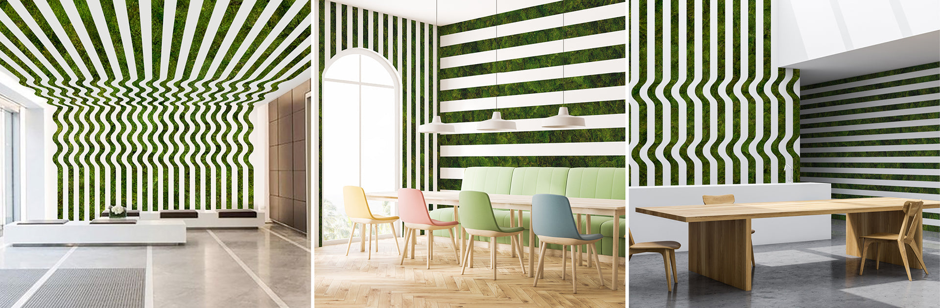 Moss Mural Linear Designs – PLANT THE FUTURE