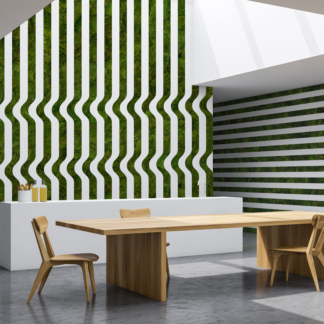 Moss Mural Linear Design G – PLANT THE FUTURE