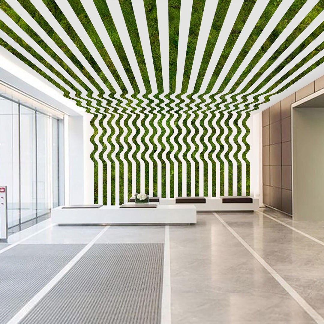 Moss Mural Linear Design G – PLANT THE FUTURE