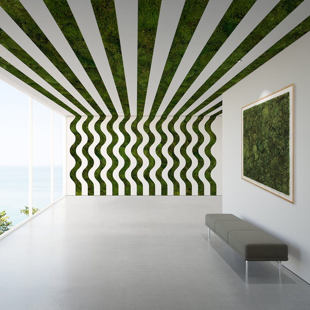 Moss Mural Linear Design G – PLANT THE FUTURE