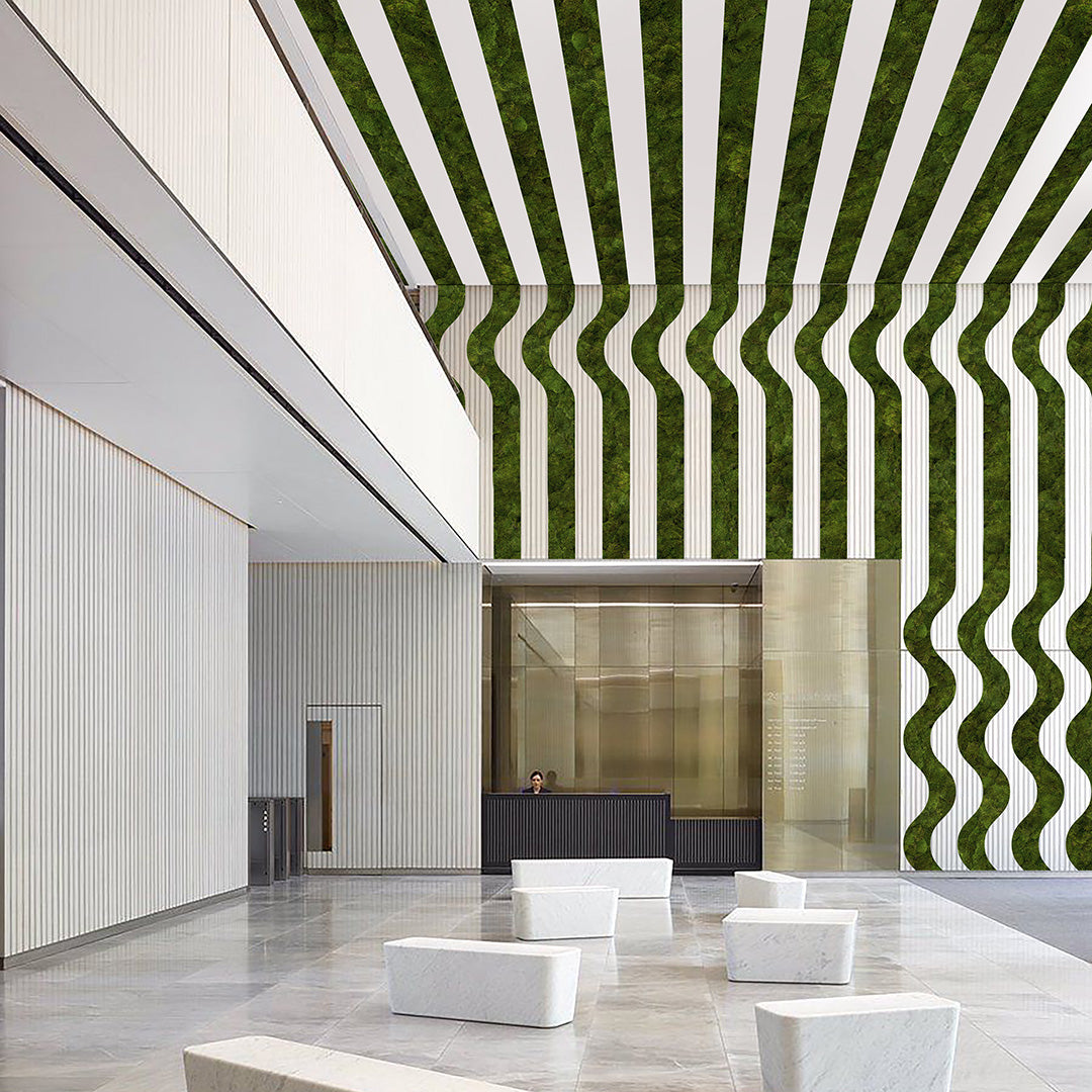 Moss Mural Linear Design G – PLANT THE FUTURE